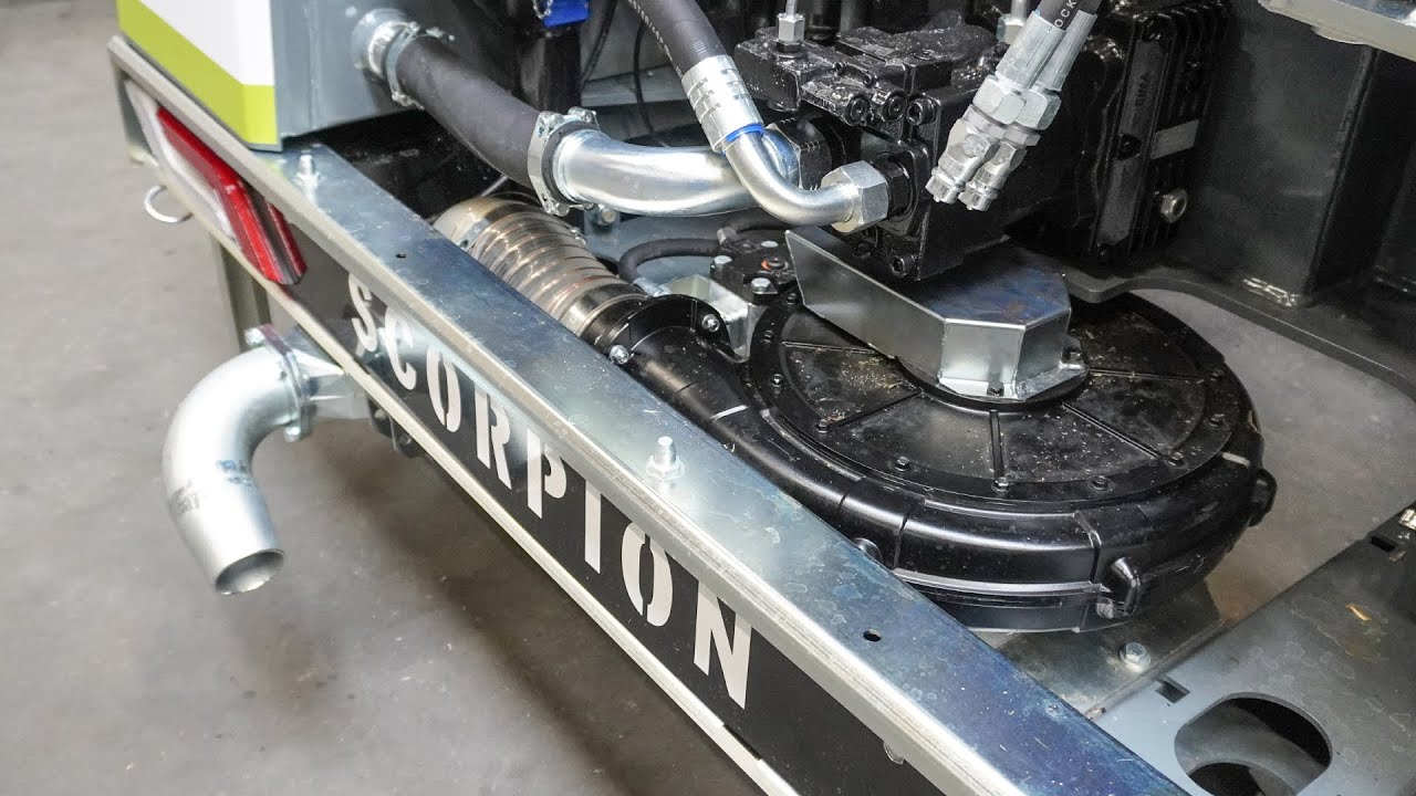 Hydraulic Leaf Blower For Tractor | GreenTec LG - YouTube