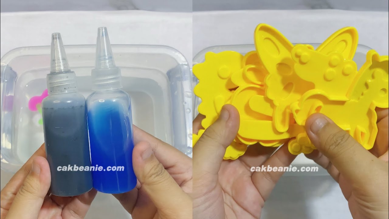 DIY WaterScape Magic Jelly Black Butterfly - YouTube