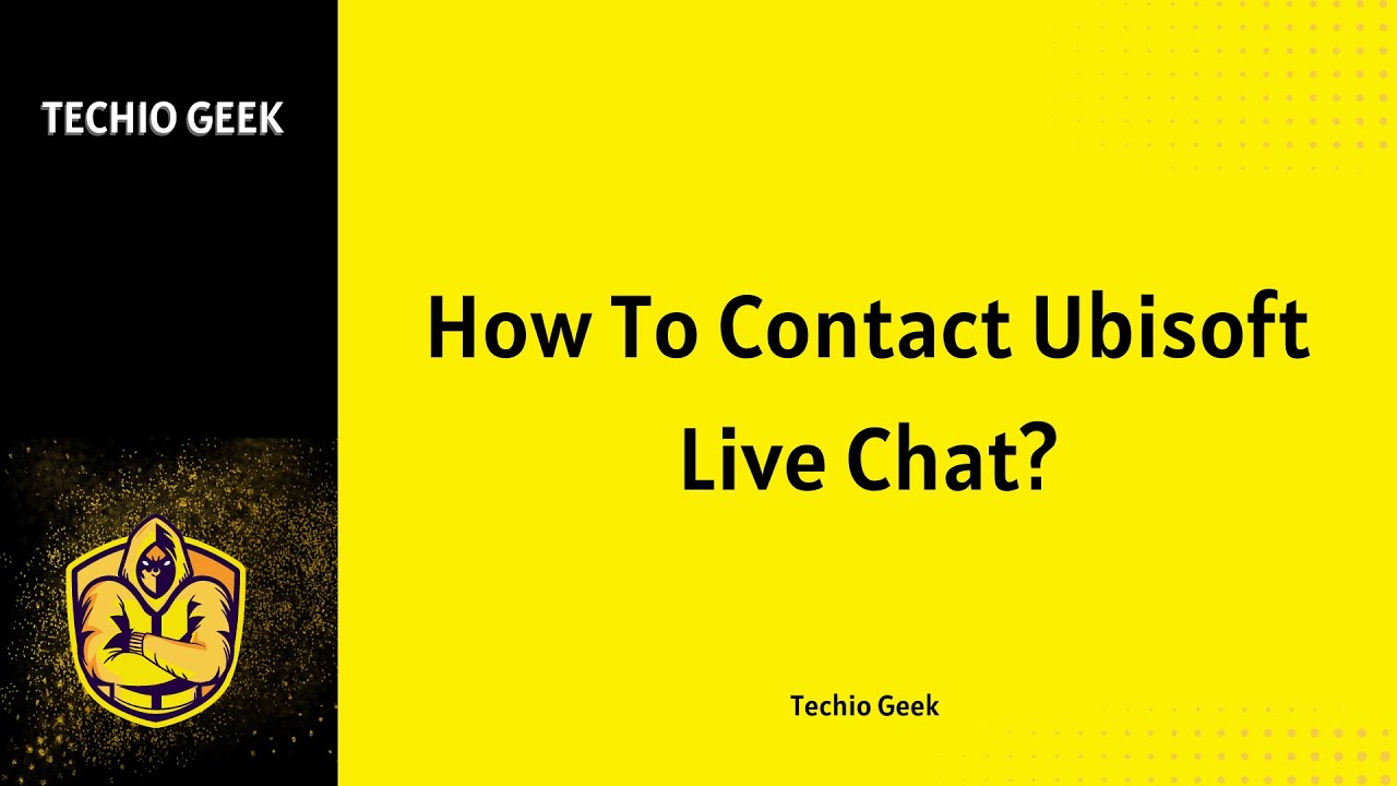How To Contact Ubisoft Live Chat? - YouTube