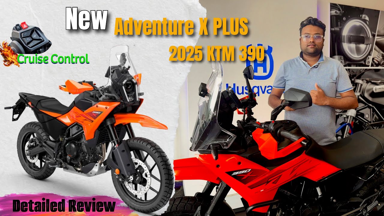 2025 KTM 390 Adventure X PLUS What's New ! Detailed Review | On Road ...