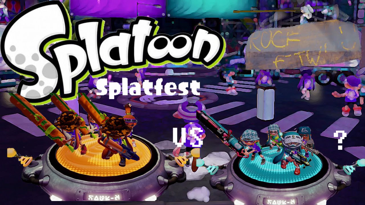Splatoon Splatfest: Rock VS...Rock? - YouTube