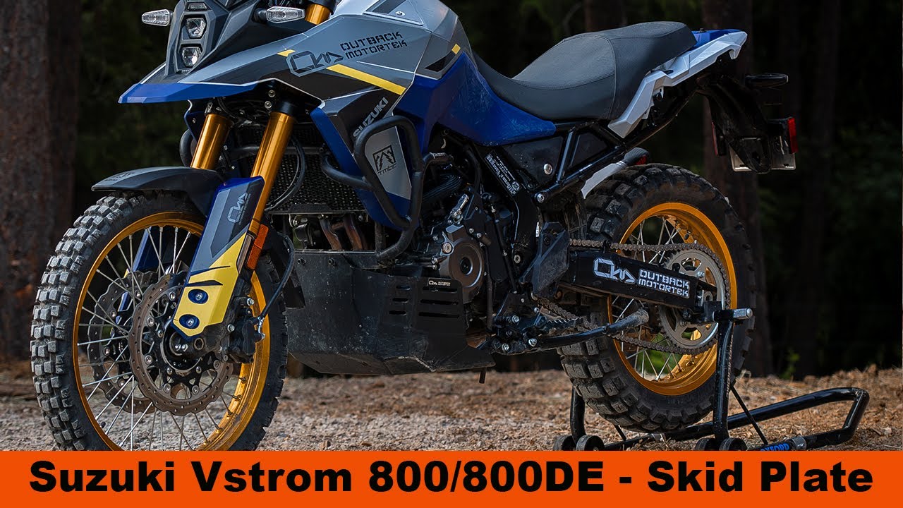 Suzuki Vstrom 800/800DE Skid Plate Installation Guide - YouTube