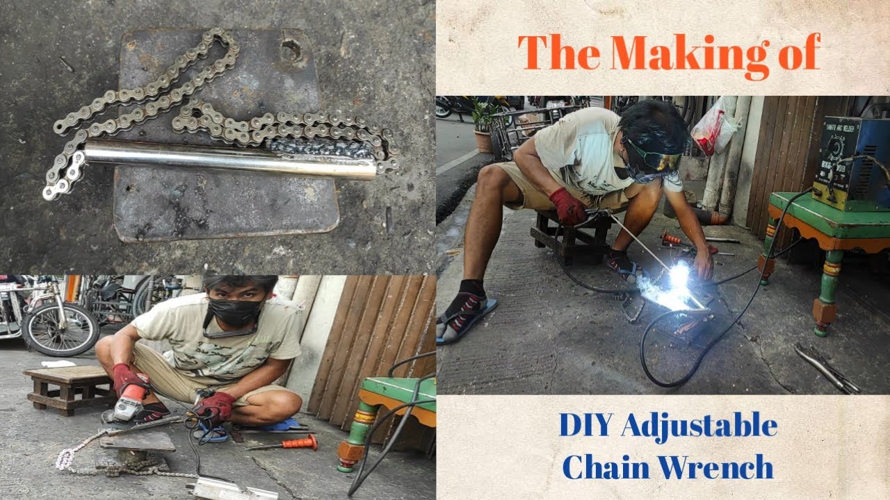 How To Make A DIY Adjustable Chain Wrench [ NO CUTS, NO EDITS ] - YouTube