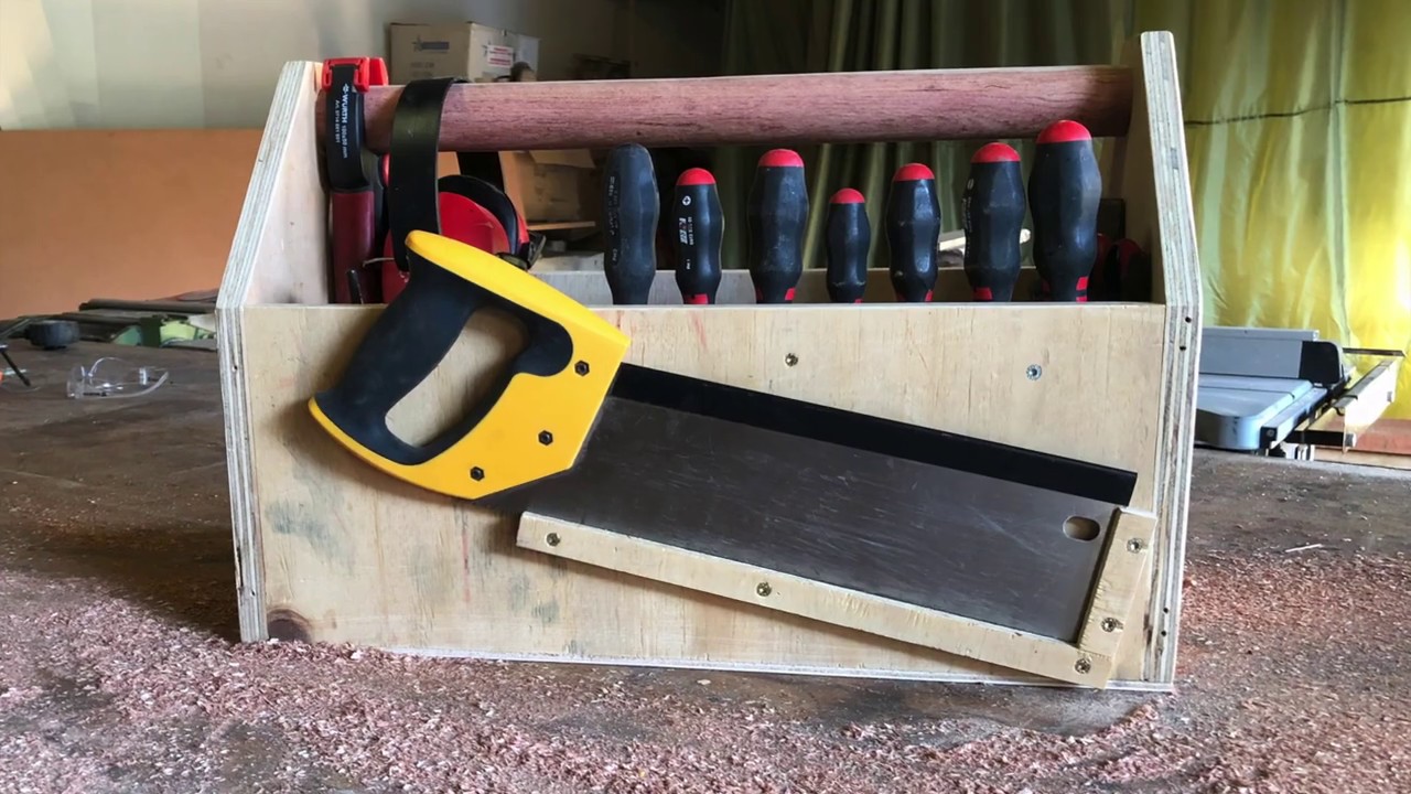 DIY Plywood toolbox quick and easy. - YouTube