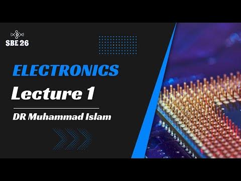 Electronics Lecture 1 Dr Mohamed Islam - YouTube