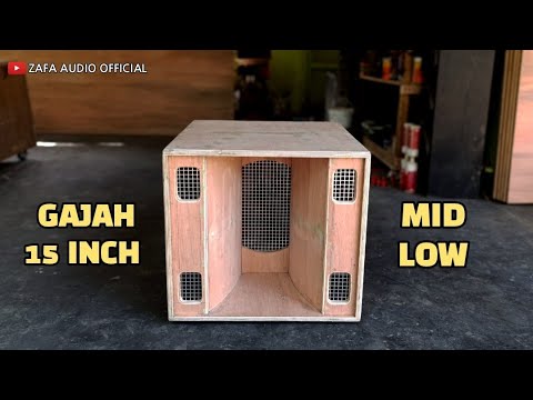 proses membuat box Gajahan 15 inch single - YouTube