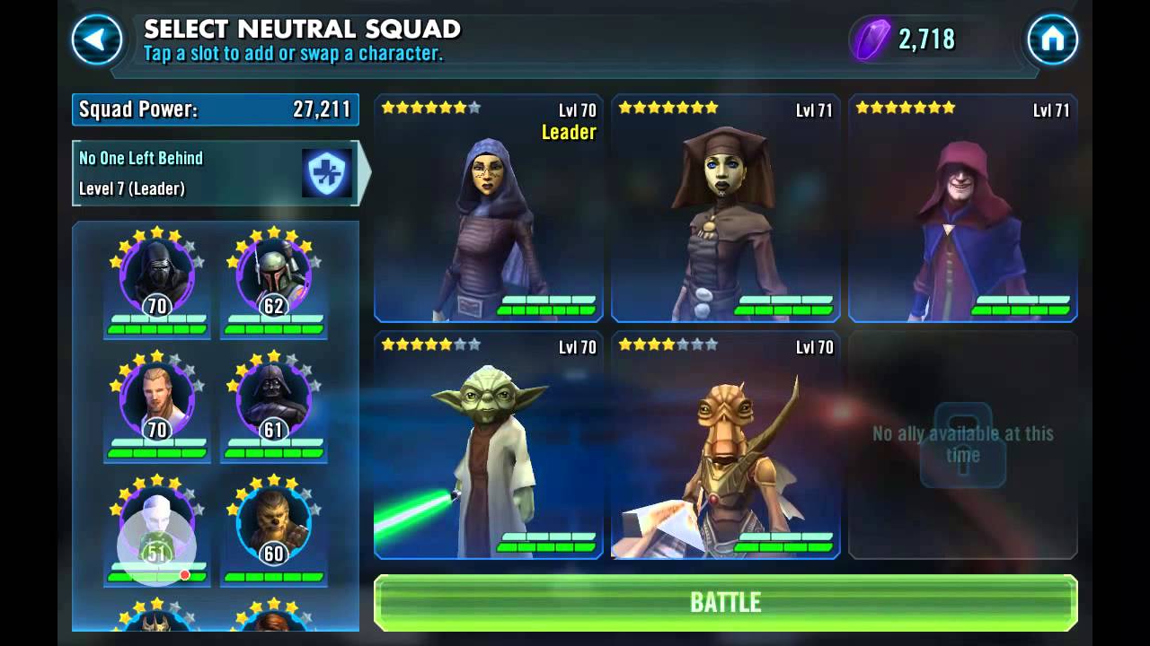 Star Wars Galaxy of Heroes: April Update Part 1: Protection and Omega ...