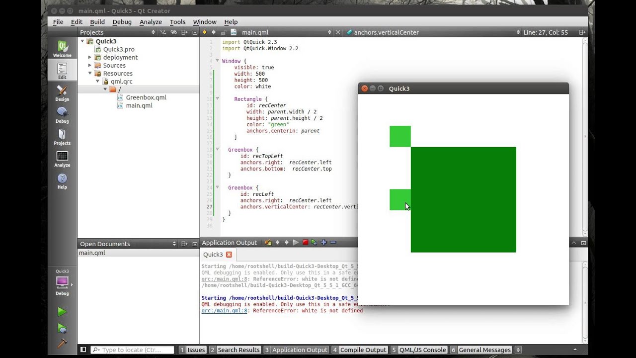 Qml Qt 141 Qml Advanced Anchoring Youtube