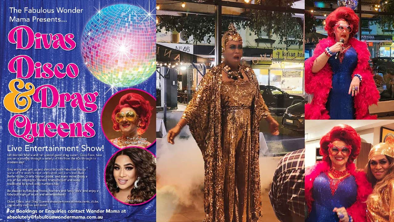 Divas Disco and Drag Queens — Book a drag show in Sydney - YouTube