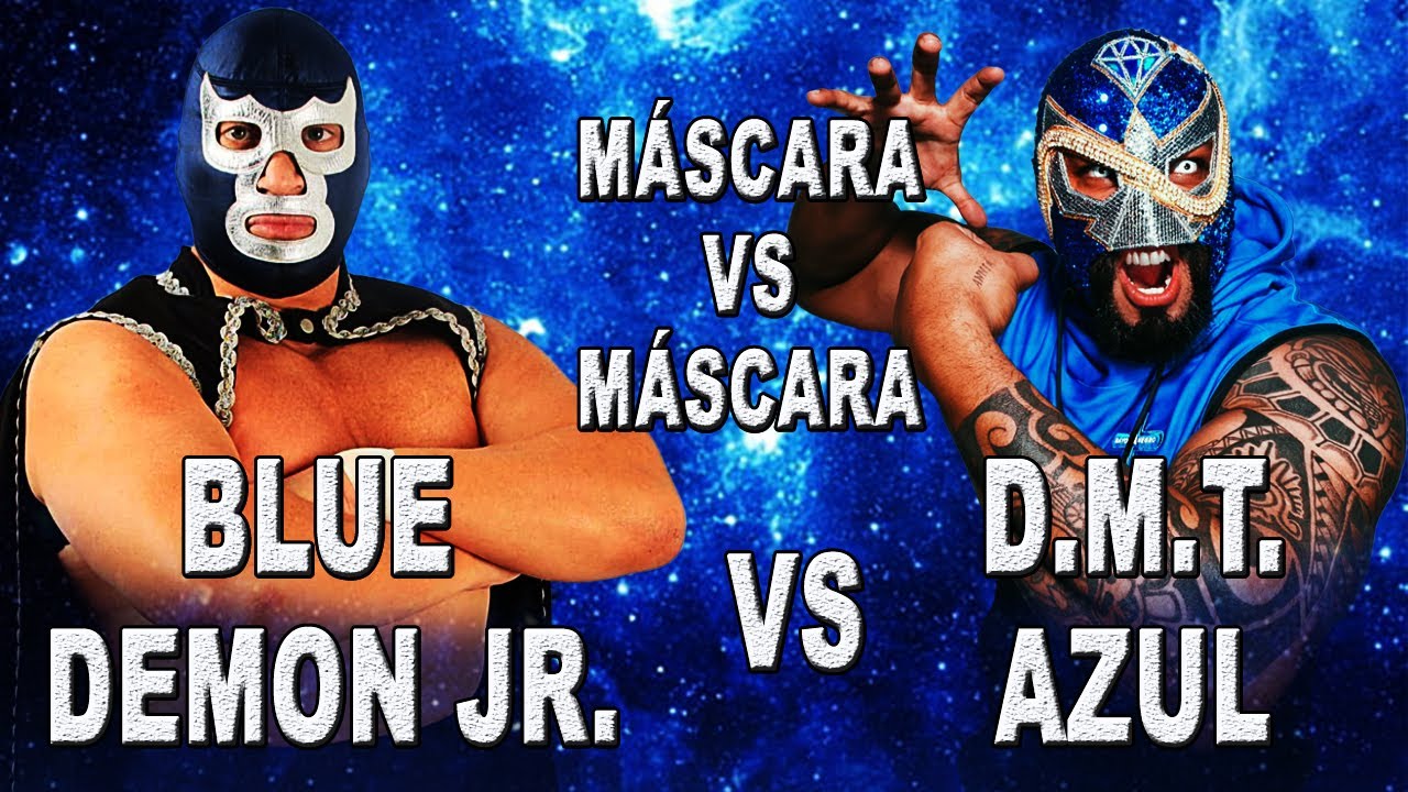 Blue Demon Jr vs DMT Azul máscara vs máscara - YouTube