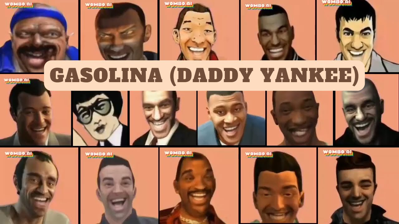 Every GTA Protagonist Singing Gasolina - YouTube