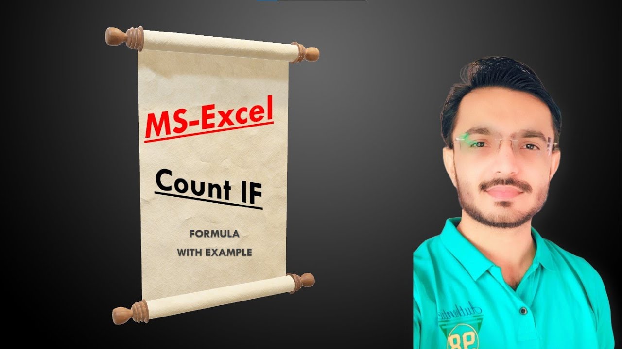 How To Use Count IF Formula MS Excel Example Tricks YouTube How To Use Count IF Formula MS Excel Example Tricks YouTube