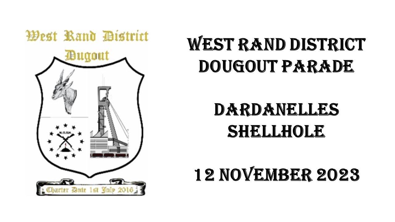 West Rand Dugout Parade - 12 November 2023 - YouTube