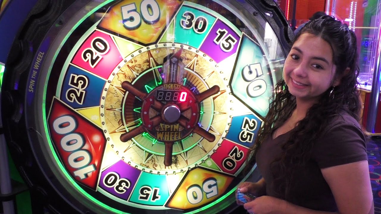 Fun at Rockin Raceway arcade before we spend some tickets! - YouTube