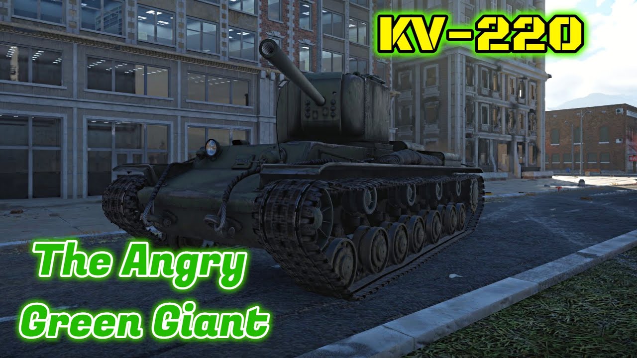 KV-220 - Over 60 Tons Of Failed Prototype Fury [War Thunder] - YouTube