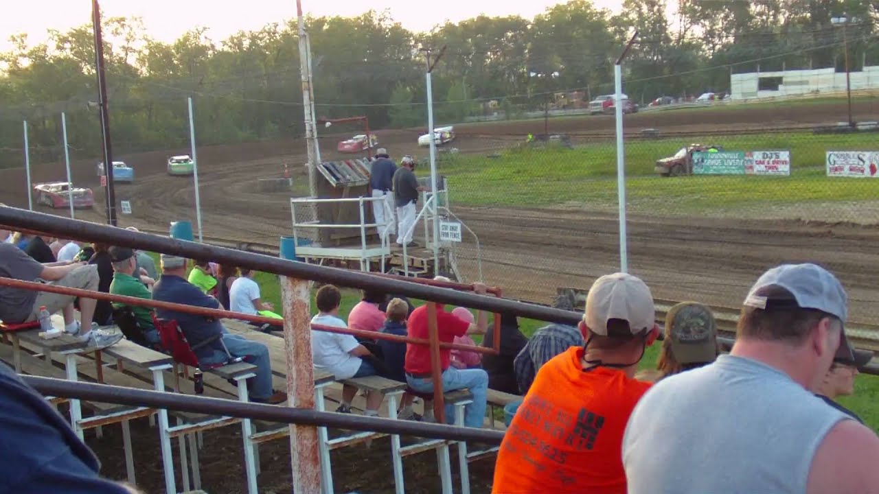 Late Model Heat 1 Lakeville Speedway 5/28/2010 - YouTube