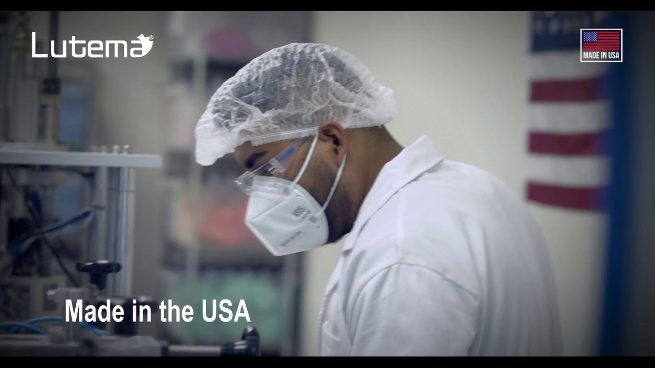 Lutema M95i 5-Layer Travel Masks – PPE & Masks Made in the USA! - YouTube