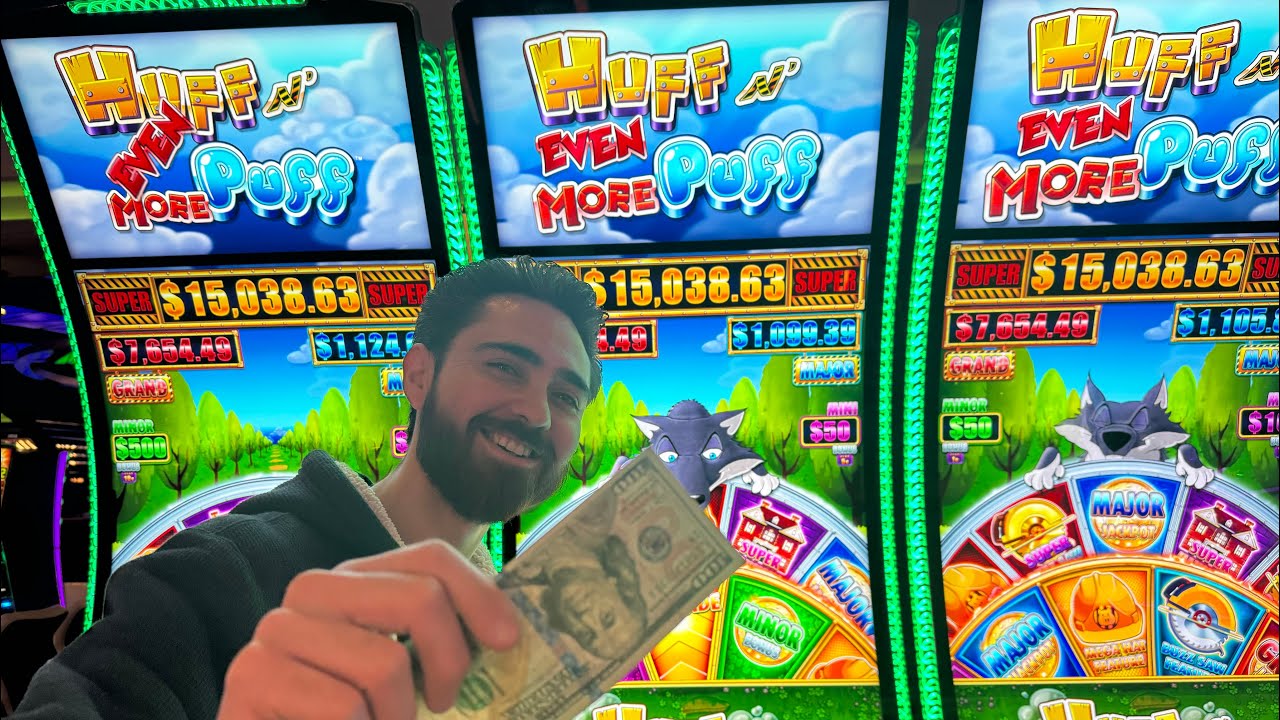 The NEW Huff N Even More Puff Slot if FINALLY Out! - YouTube