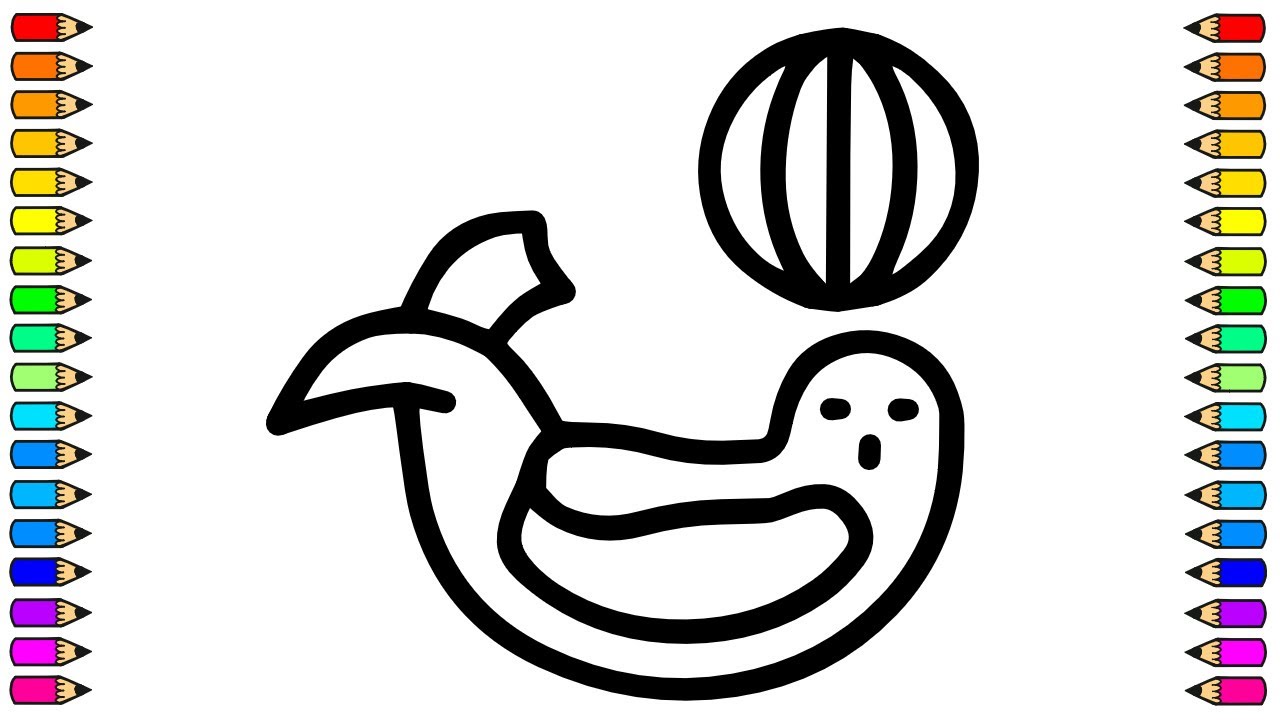 Cómo dibujar una FOCA DE CIRCO / Dibujo de FOCA DE CIRCO paso a paso ...