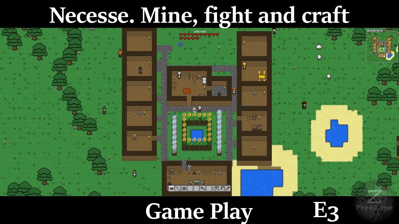 Necesse. Pirate Boss Fight Mine, Fight and Craft -Game Play - YouTube