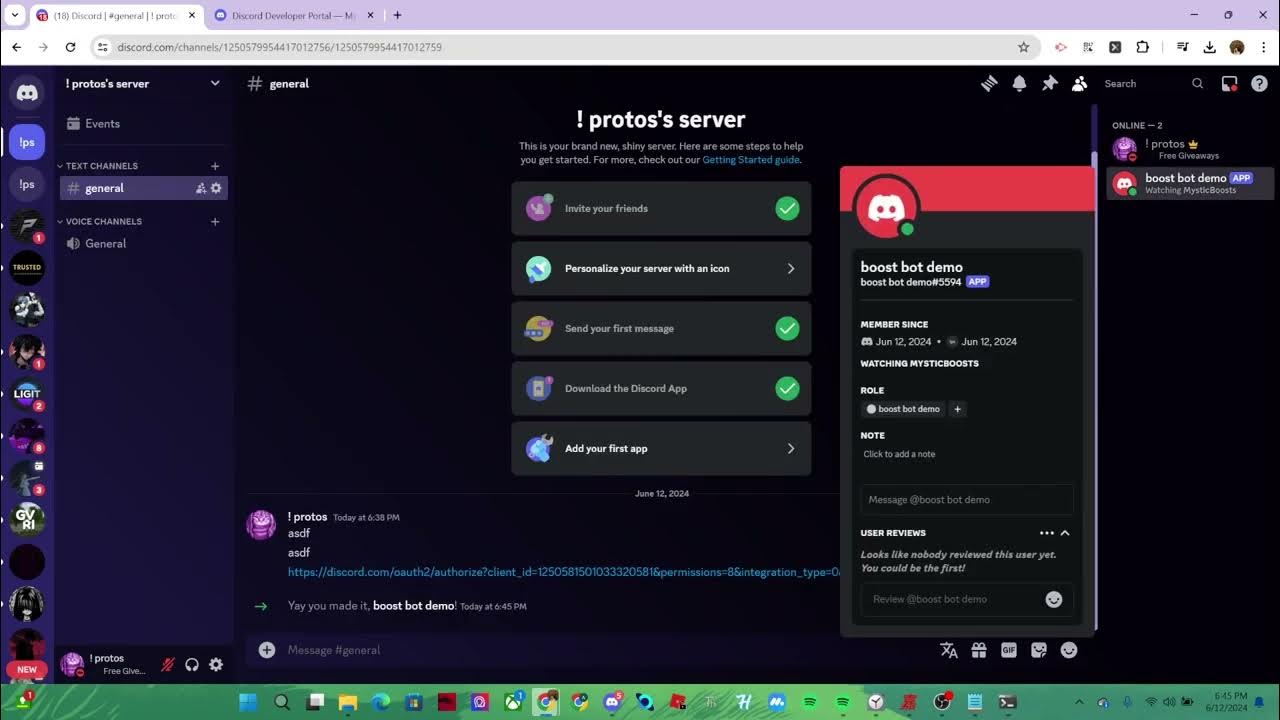 How To Set Up Discord Boost Bot Youtube