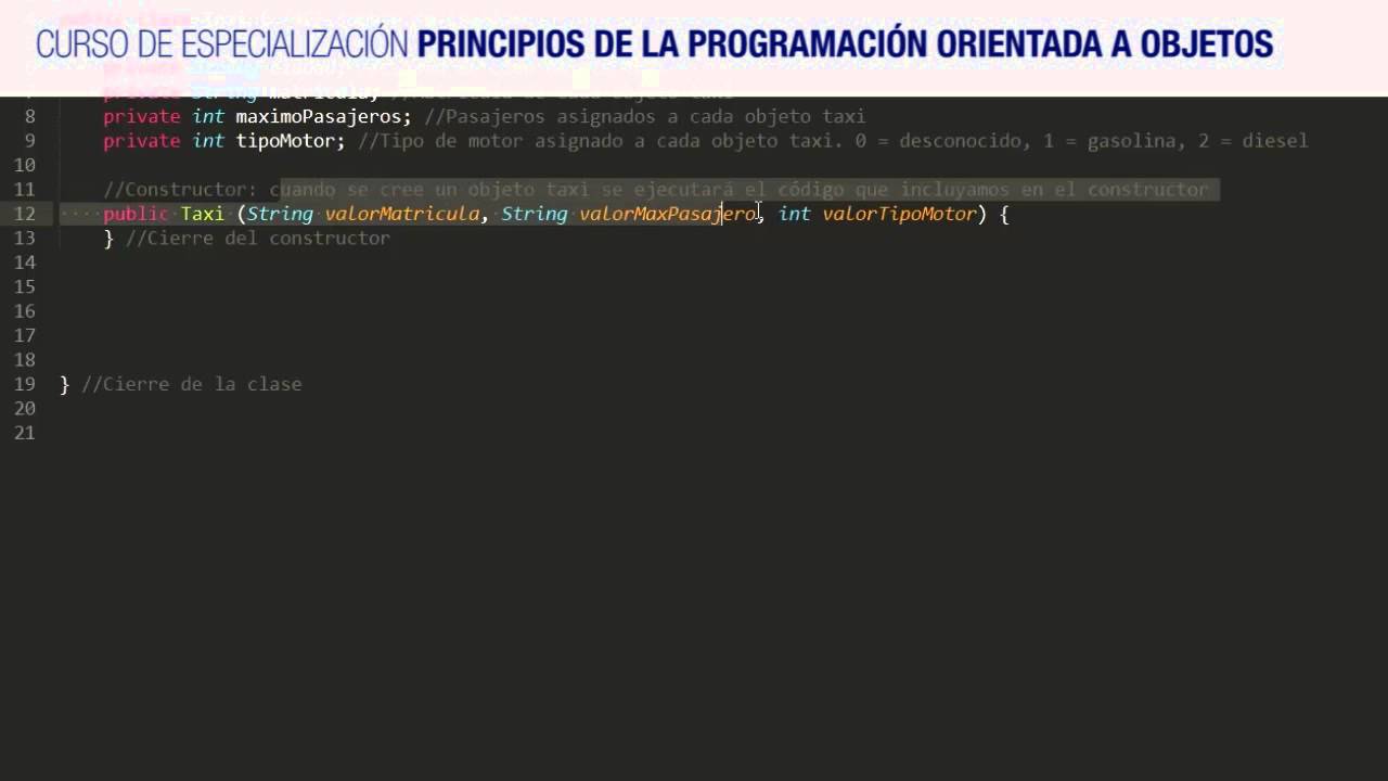 Curso de Principios de la Programación Orientada a Objetos - YouTube