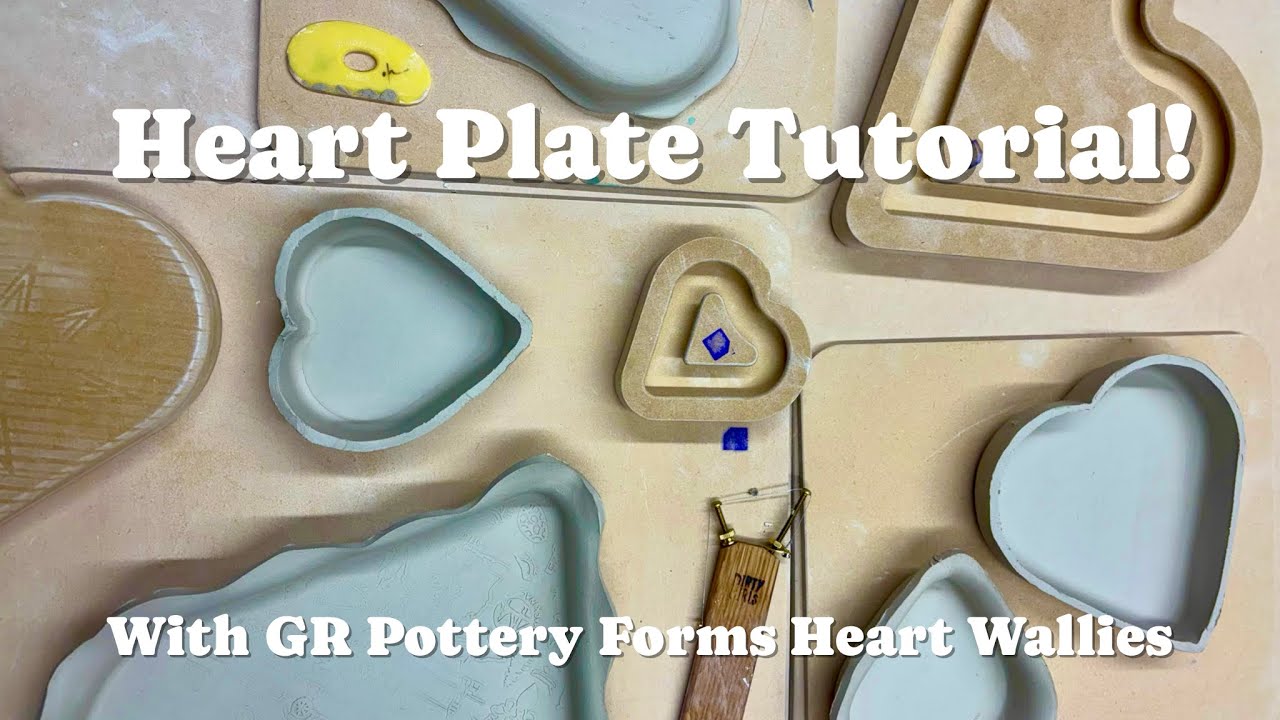 GR Pottery Form Heart Wallies - YouTube