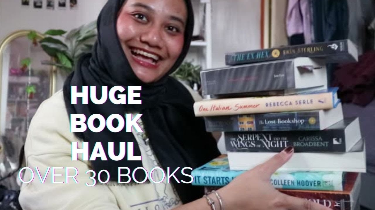 Huge Book Haul📚 | 30++ BOOKS🥳 #booktok #bookhaul - YouTube