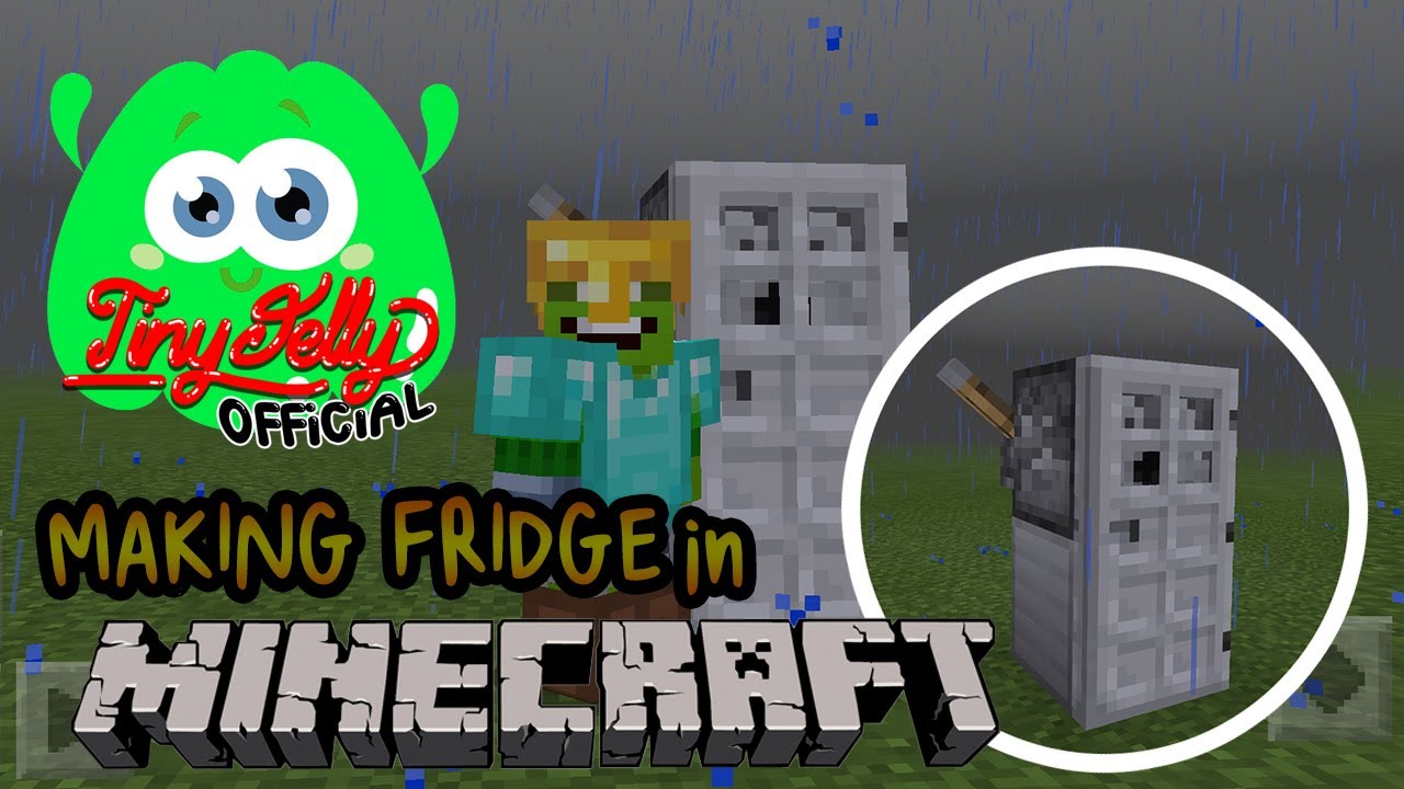 How to Make a Fridge in MINECRAFT - YouTube