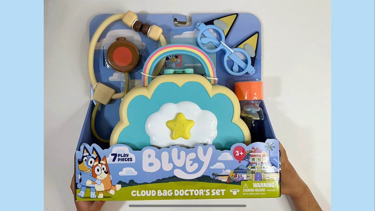 Hannah Unboxes BLUEY Doctor’s Set - YouTube