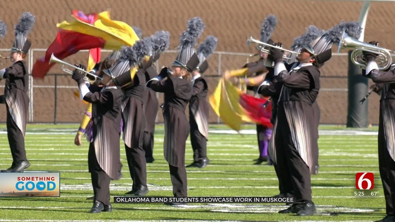 Thousands Pack Muskogee Football Stadium For High School Band ...