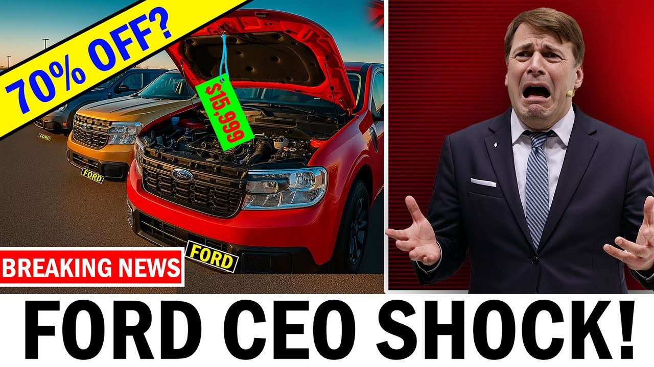 BREAKING! Ford CEO Shock by 70% Sales Drop After Massive Discounts ...