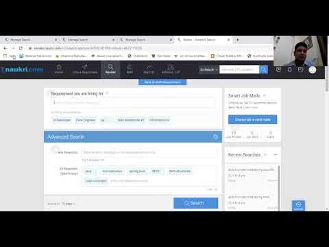 Save Search option in Naukri to save your time and effort - YouTube