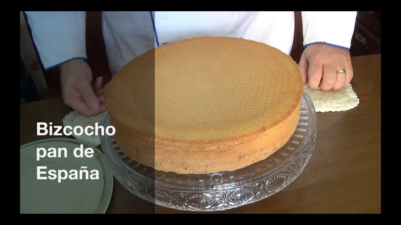 Bizcocho pan de España - Sponge Cake Chef Stefano Barbato - YouTube