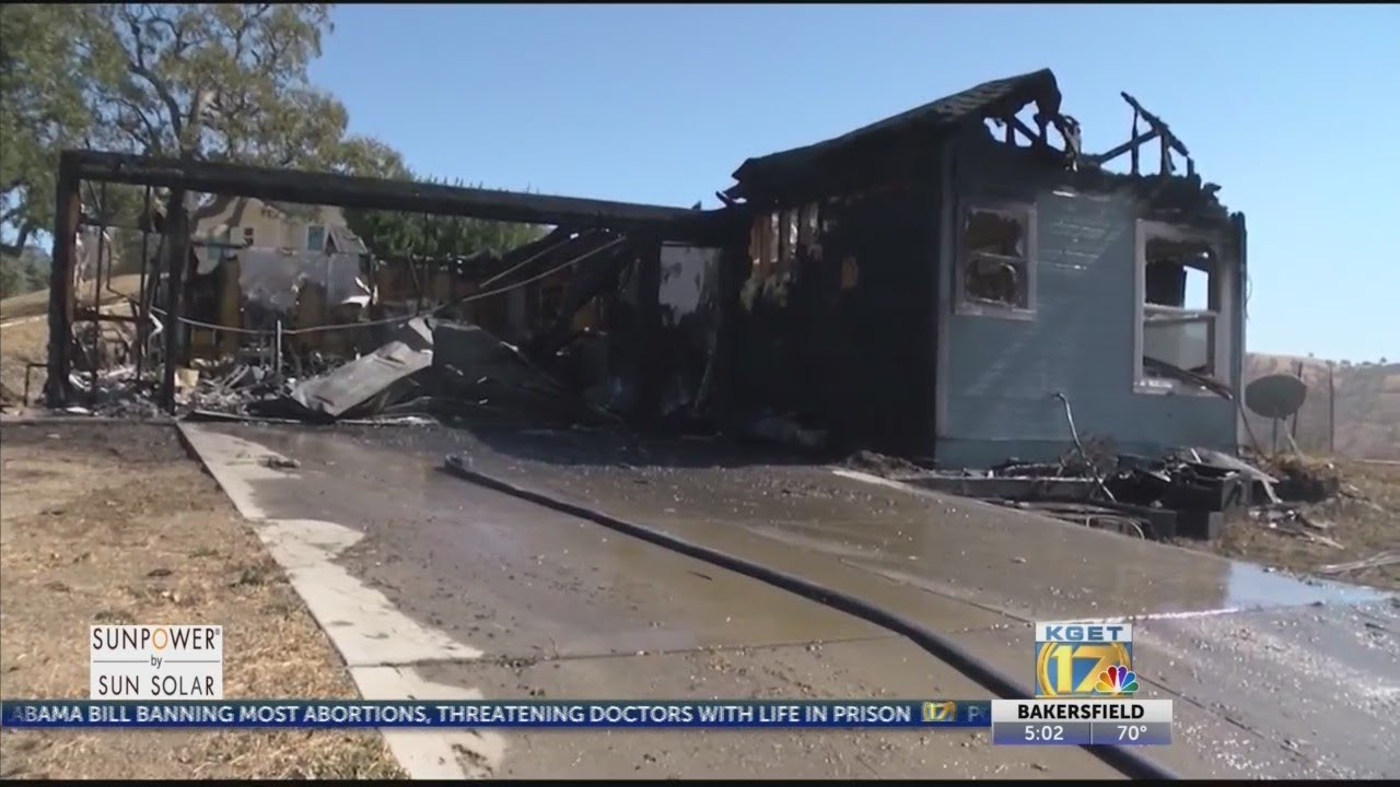 Outages, winds and fire in Tehachapi - YouTube