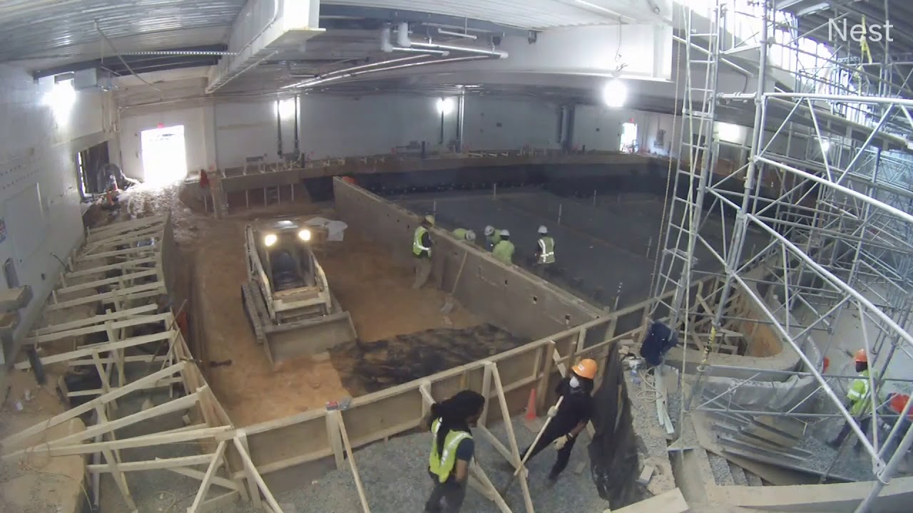 RCC's Terry L. Smith Aquatics Center Pool Renovation Timelapse - YouTube