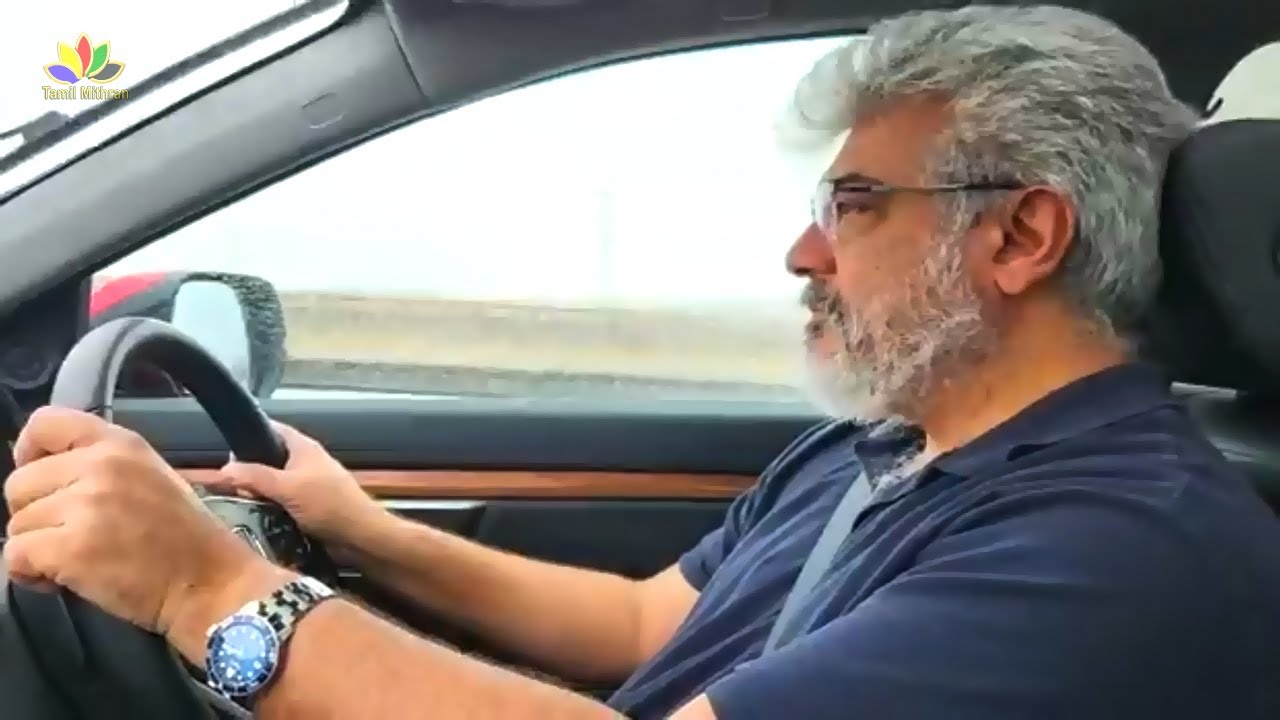 Ajith Kumar Driving Style - Smooth and Cool 😍 Ajith Recent Video of Car ...