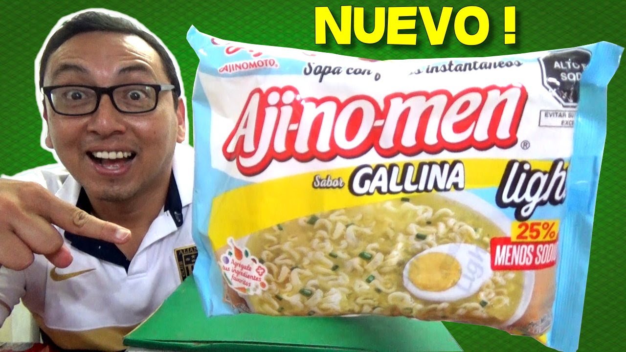 NUEVA SOPA AJINOMEN LIGHT - 25% MENOS SAL ! - YouTube