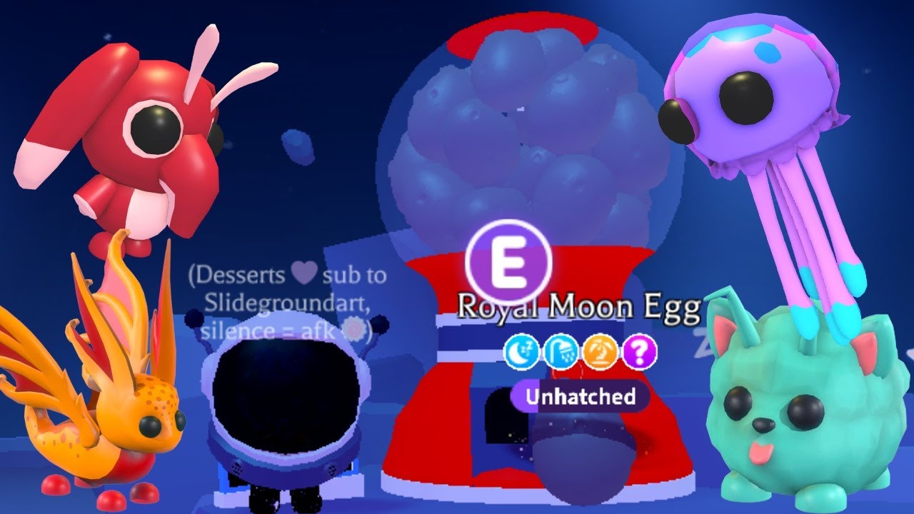 Hatching 150 Moon Eggs + Vending Machine Update in Adopt Me - YouTube