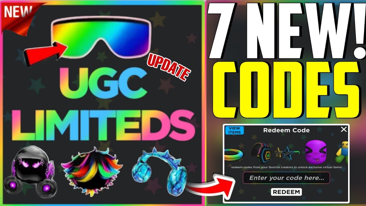 ⚠️ALL WORKING ⚠️UGC LIMITED ROBLOX CODES 2024 _ UGC LIMITED NEW CODES ...