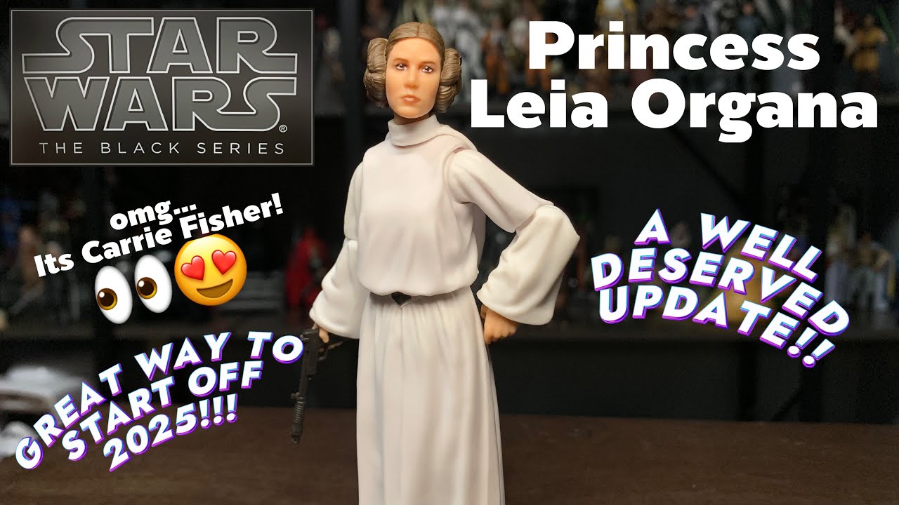 Princess Leia-Black Series Figure Review (brand new updated 2025 Leia ...