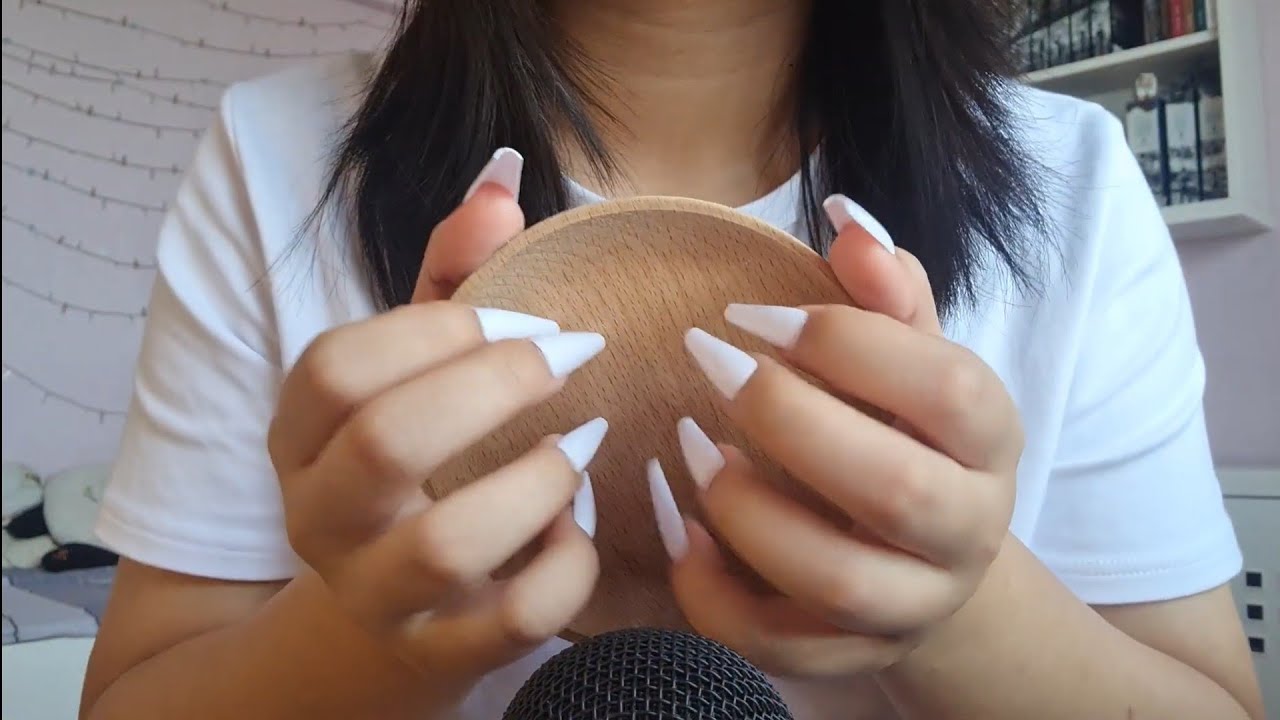 ASMR Addictive Tapping with Long Nails (no talking) - YouTube