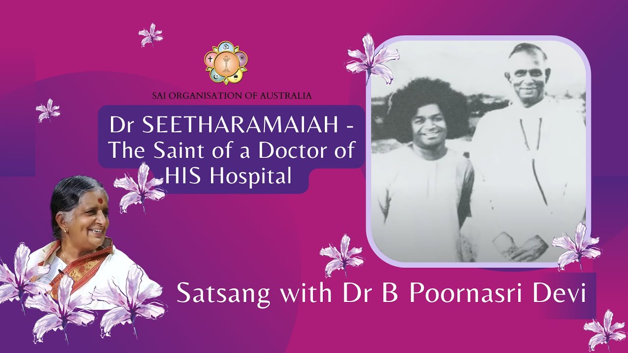 Dr Seetharamaiah - The Saint of a Doctor of HIS Hospital #satsang - YouTube