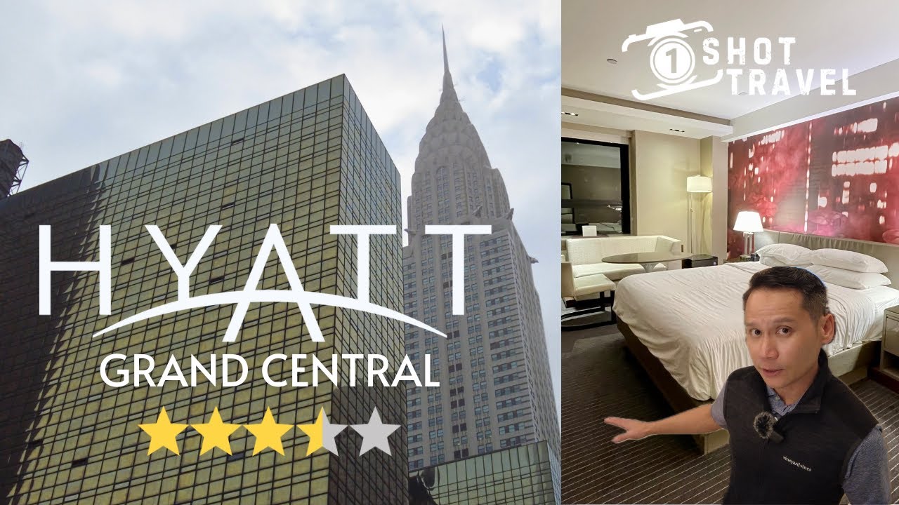 I stayed HYATT GRAND CENTRAL: The Perfect NYC Staycation? 🌟 - YouTube