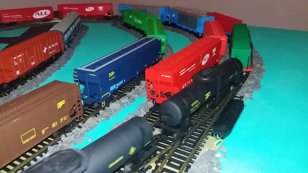 Trem elétrico frateschi - ferreomodelismo - YouTube