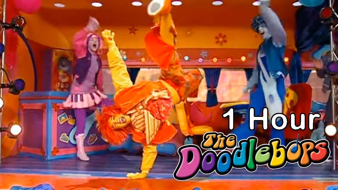 [1 Hour Marathon] Jump and Shake with the Doodlbops! 🌈 - YouTube