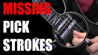 Missing the Last Up Stroke Before Changing Strings