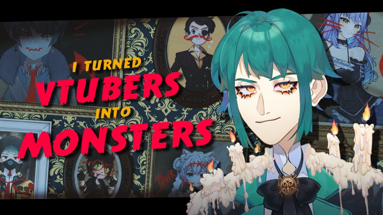 [ART STREAM] DESIGNING MONSTERS FROM VTUBERS - YouTube