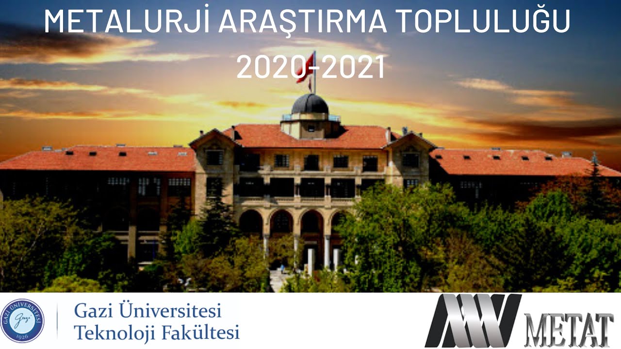 Metalurji Araştırma Topluluğu (METAT) Tanıtım Videosu 2020-2021 - YouTube