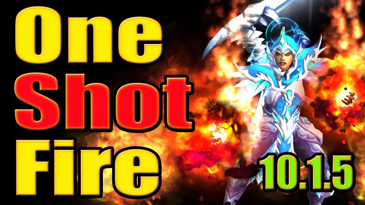 Testing The NEW ONE SHOT Fire Mage Build ! Battleground 10.1.5 ...